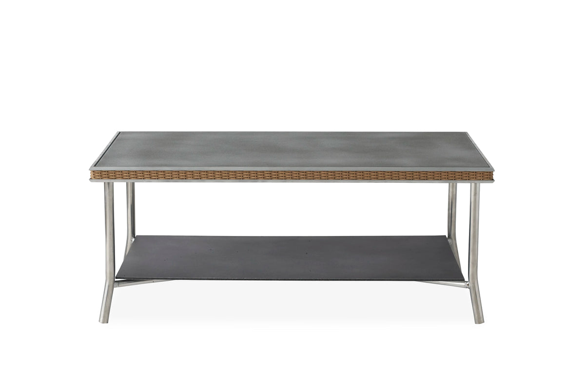 Visions 42" Rect. Cocktail Table with Reversible Glass | Porch and ...