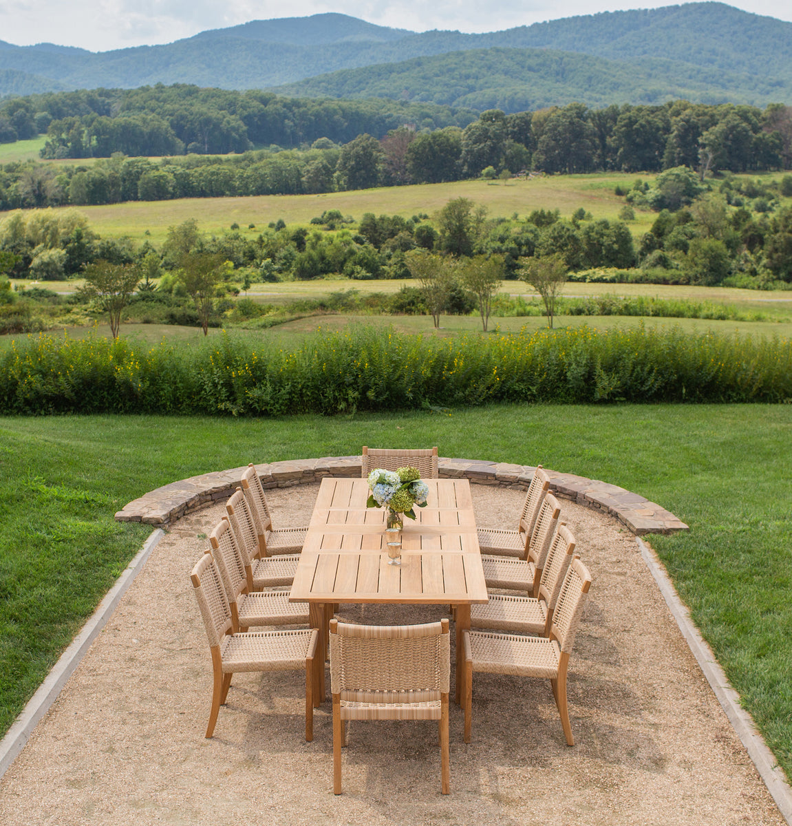 Hyannis 102" Rectangular Extension Table | Porch and Patio Casual ...