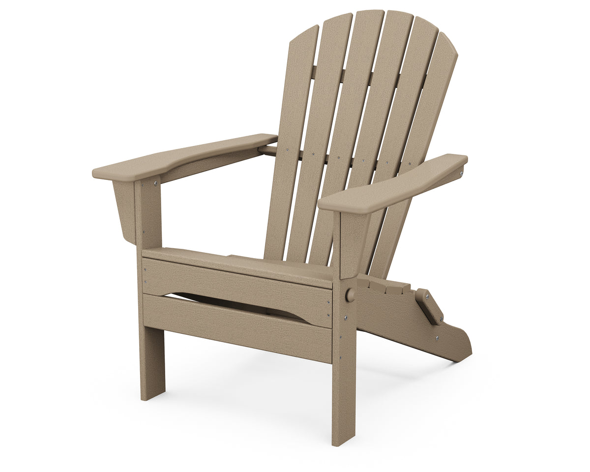 South Beach Folding Adirondack Chair Vintage Finish | Porch and Patio ...