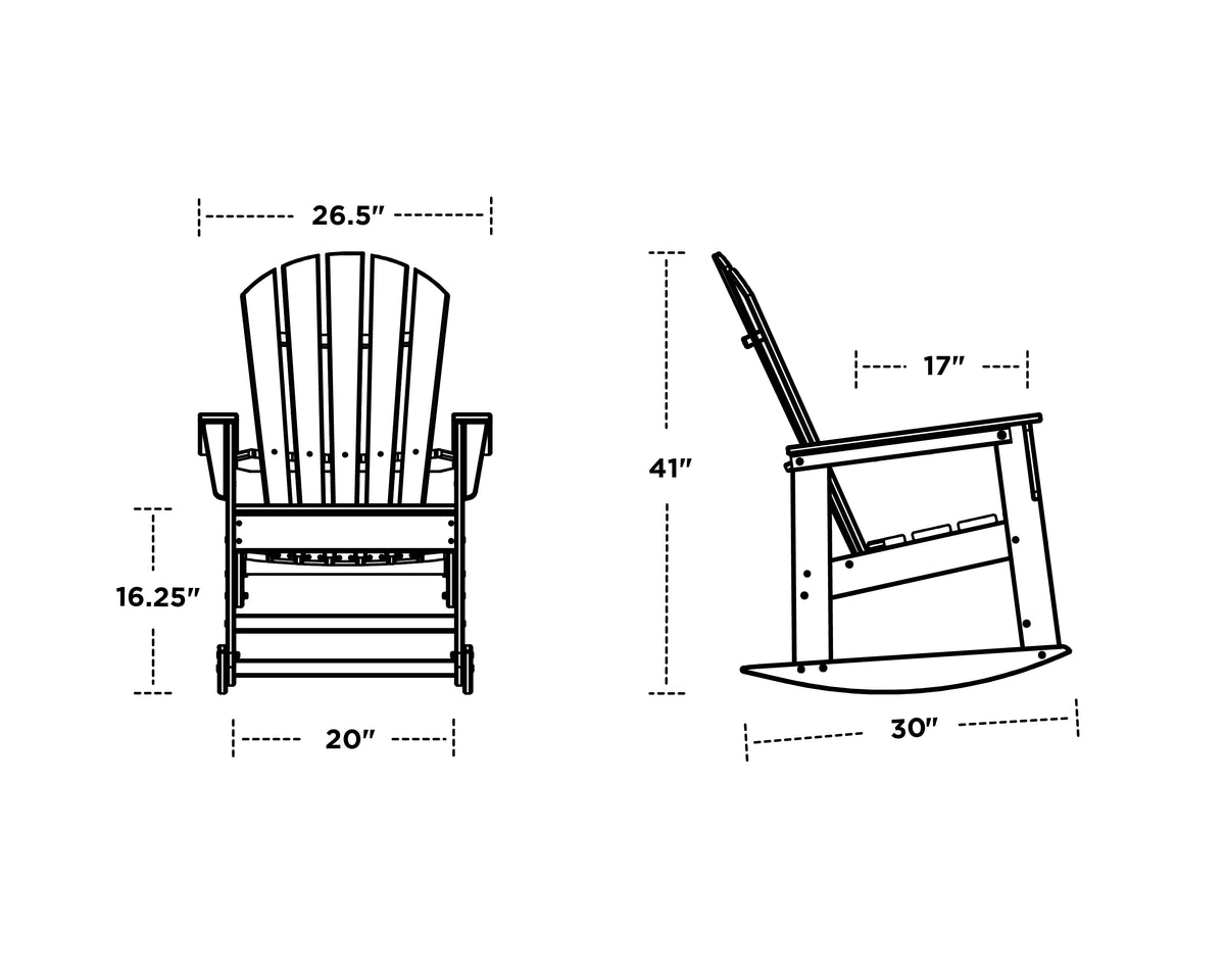 South Beach Rocking Chair | Porch and Patio Casual Living – Porch & Patio