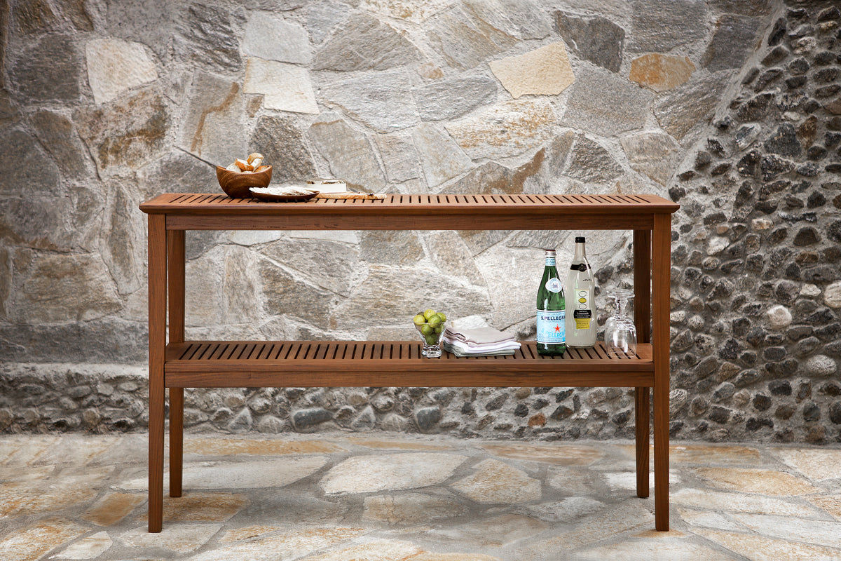 Opal 55" Rectangular Console Table | Porch and Patio Casual Living ...